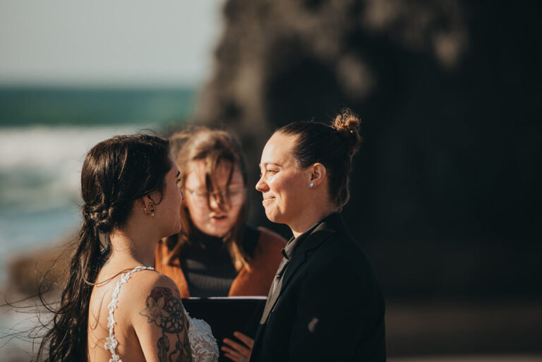 A Stunning Beach Elopement on the Oregon Coast