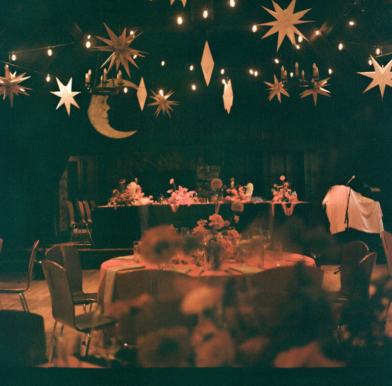 A Creative Colorful Wedding Shot on Film - Unique Wedding at Outdoor ...