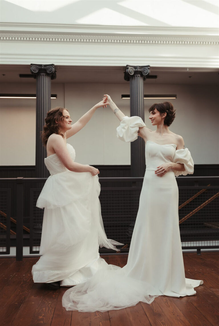 A Modern Queer Bridal Photoshoot - Nonbinary Wedding Editorial