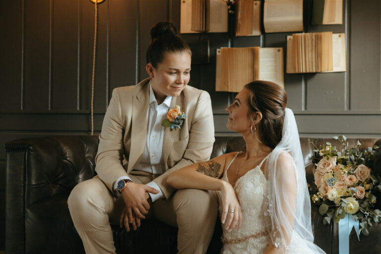 Anna & Jess – A TikTok Romance & A Chic Wedding At Falmouth