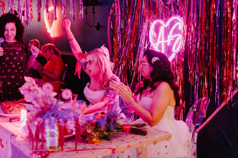 A Retro Vintage Disco Wedding at The Fig House, LA