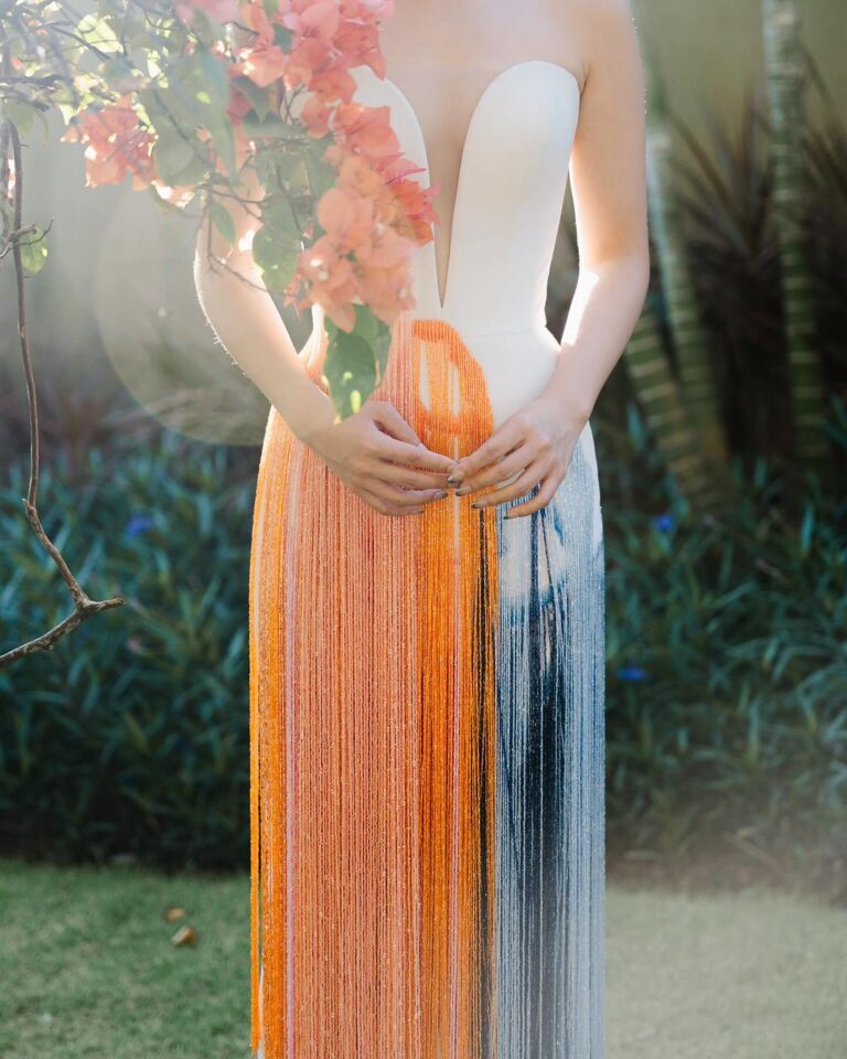 30+ Colorful Wedding Dresses for 2025 Brides