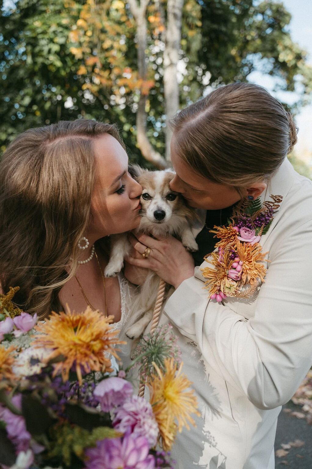 Sustainable Fall Wedding Editorial in a Seattle Greenhouse