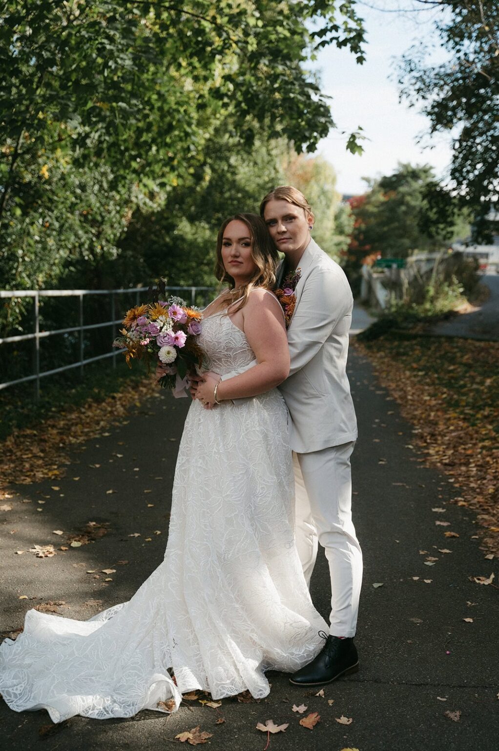 Sustainable Fall Wedding Editorial in a Seattle Greenhouse