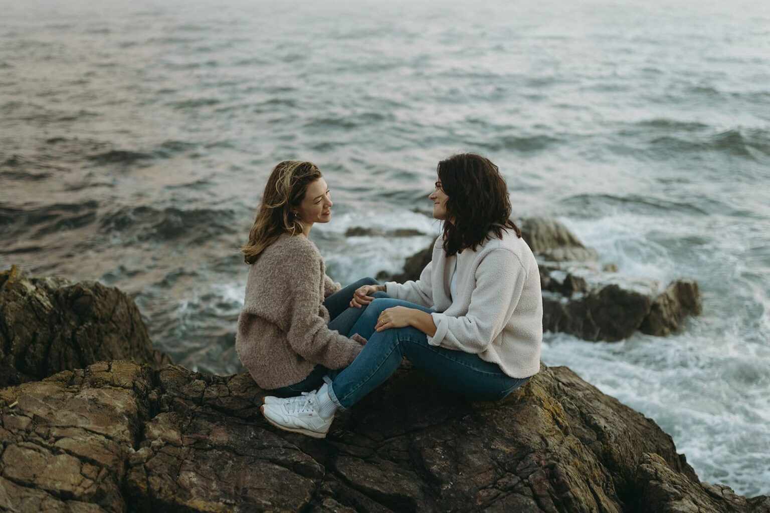 Rom-Com Picnic Engagement with Ocean Views in Victoria BC