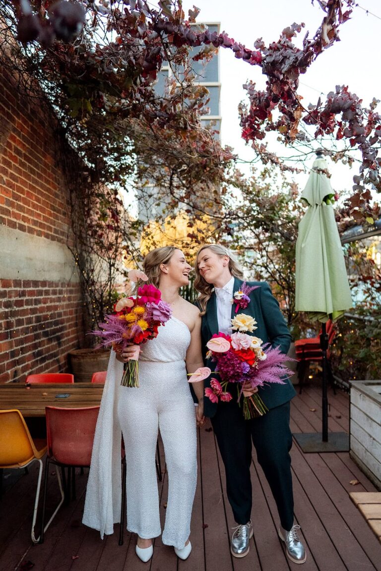 A Colorful Disco Wedding at Vin and Flower in Perth