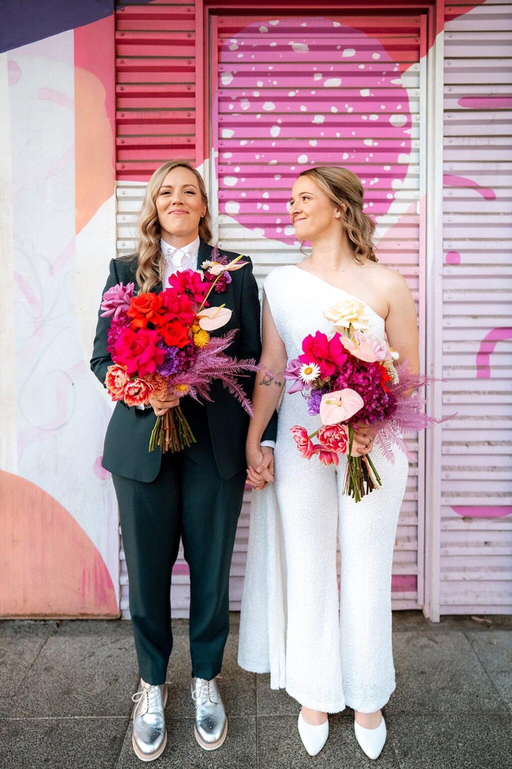 A Colorful Disco Wedding at Vin and Flower in Perth
