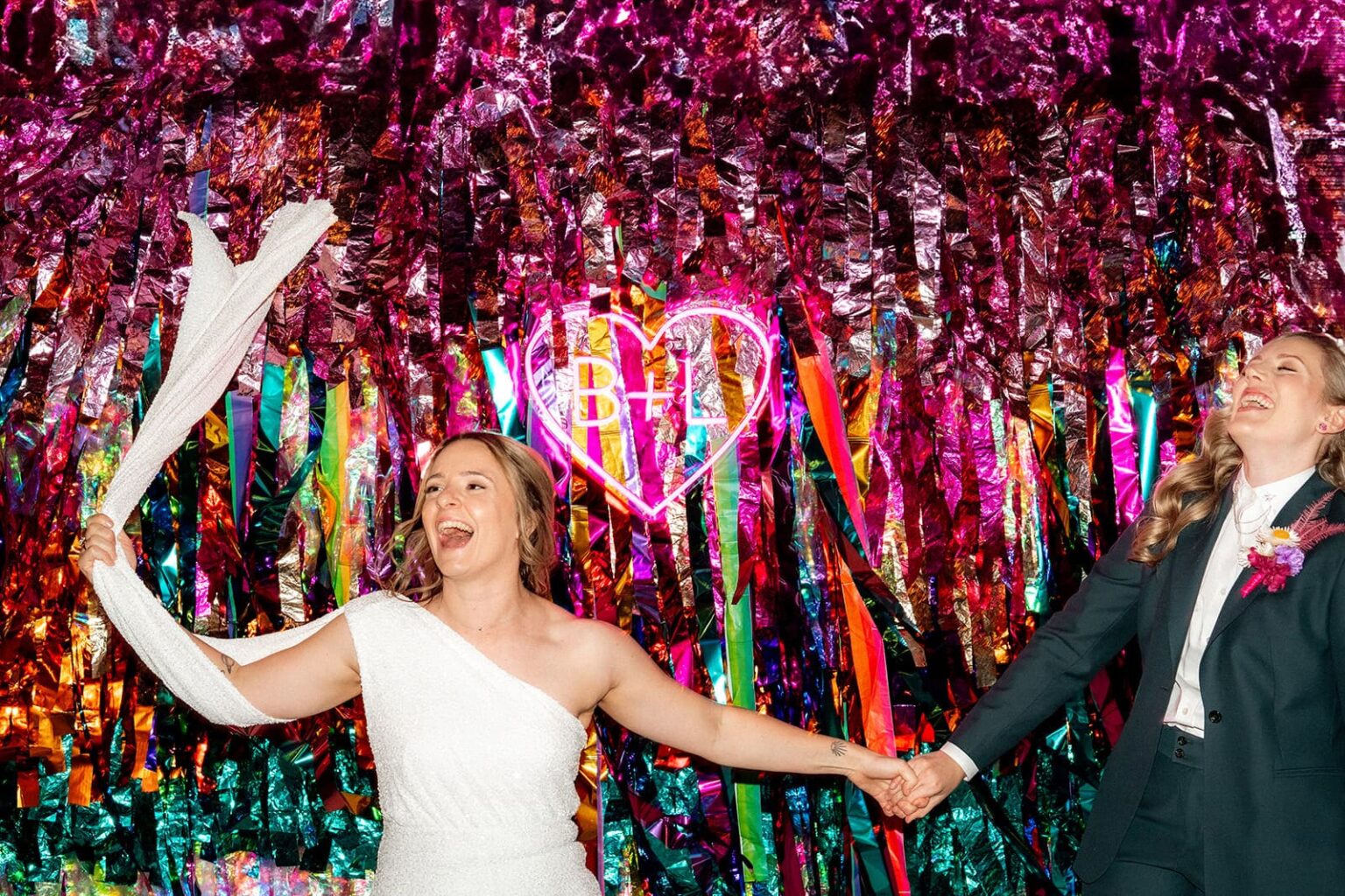 A Colorful Disco Wedding at Vin and Flower in Perth