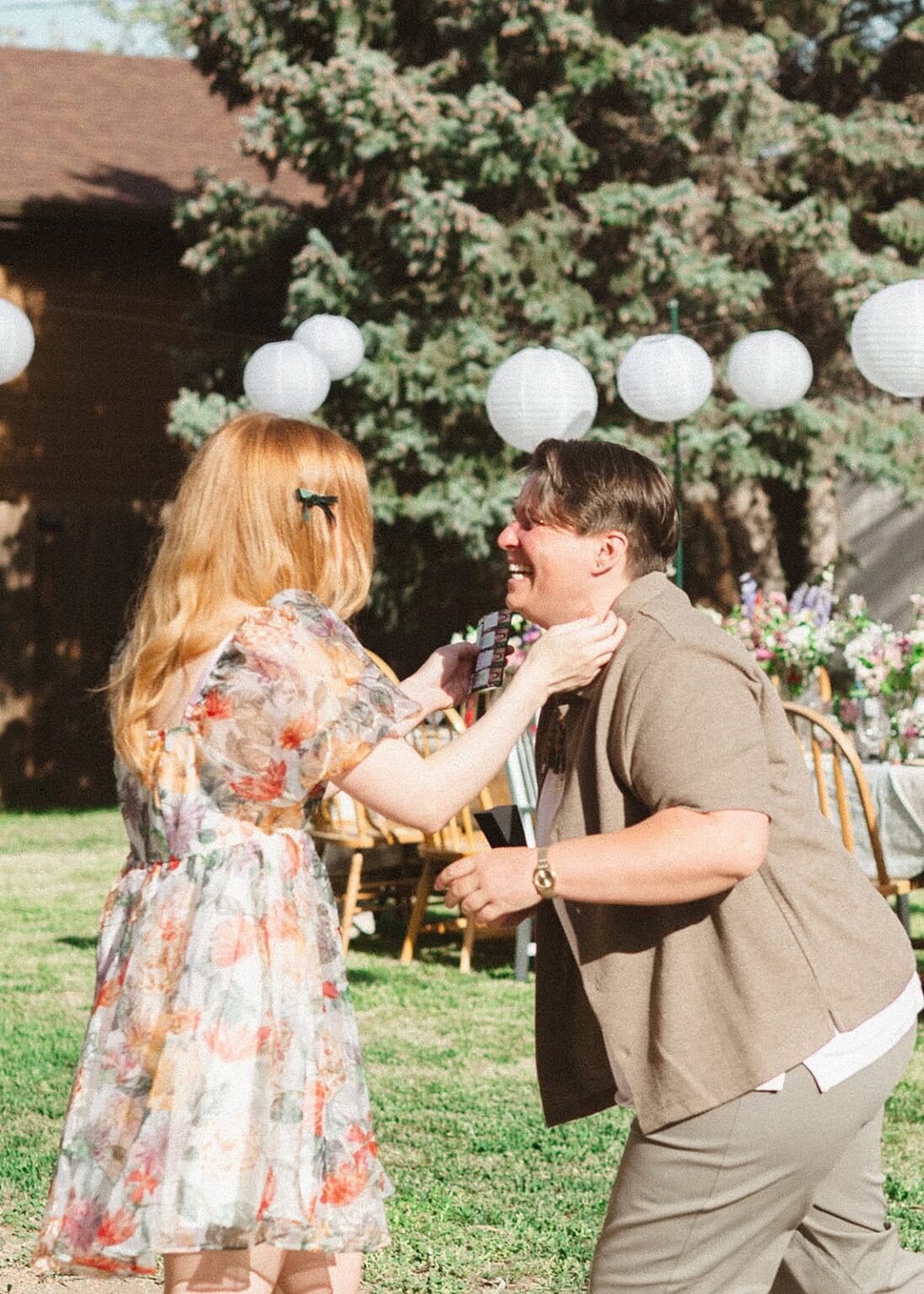 Photo Booth Strips and a Backyard Proposal in Denver