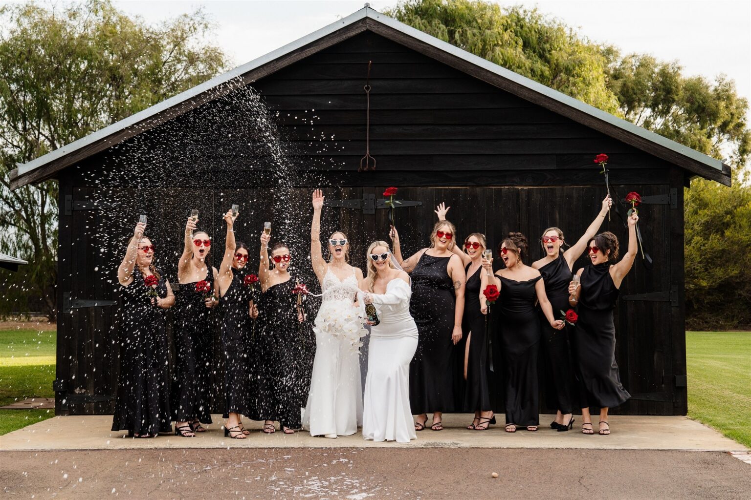 Champagne and Cheese: Old Broadwater Farm Wedding in Perth